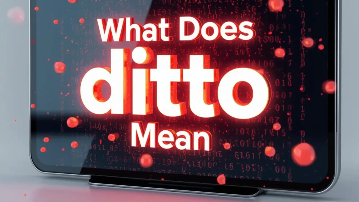 What Does Ditto Mean? Definition, Examples & Usage 2026