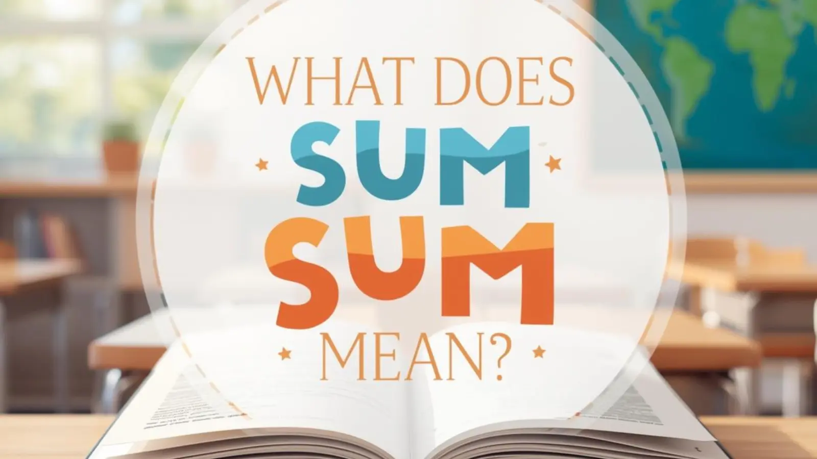 What Does Sum Mean? Complete Meaning & Usage Guide 2026